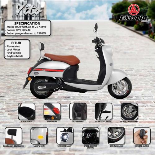 Jual MOTOR LISTRIK EXOTIC VITO BY PASIFIC - Jakarta Pusat - Frozen_Shop ...
