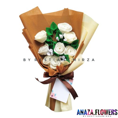 Promo Buket Bucket Bouquet Bunga Flanel Kado Wisuda dan Ulang Tahun ...