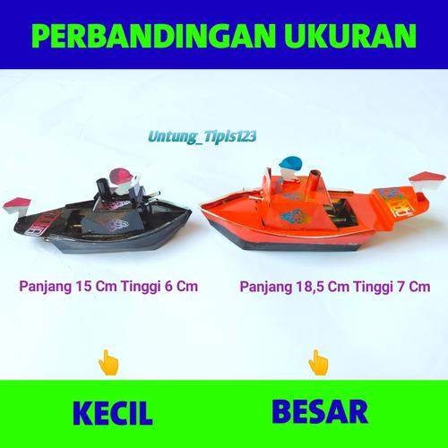 Jual Mainan perahu kapal otok otok uk besar mainan Tradisional jadul ...