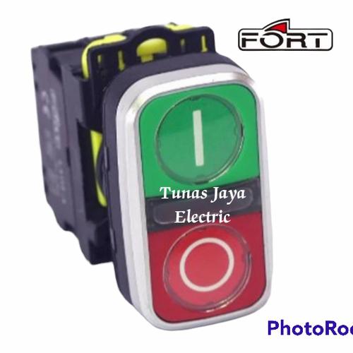Jual Double Push Button 220V LA115-A5-11RD/1 FORT - Kota Surabaya - Tunas Jaya Electric | Tokopedia