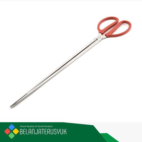 Jual Crab Tongs Alat Gunting Capit Penjepit Kepiting Panjang Rata Lurus ...