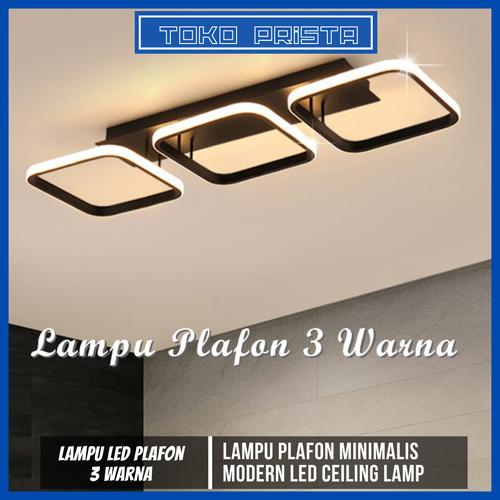 Jual Lampu Hias Plafon 3 Warna Rumah Led 33W Aesthetic Minimalis Modern ...