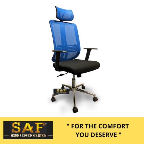 Jual SAF kursi kantor jaring head rest / kursi jaring / kursi direktur ...