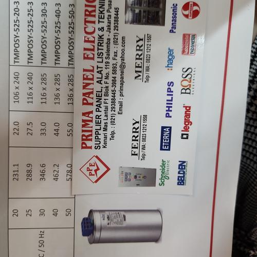 Jual Capacitor Bank Fort 25 kvar 25kvar 415vac/50Hz tipe TMPOSY-415-25-3 - Jakarta Pusat - Prima ...
