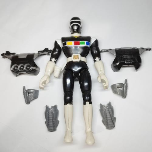 Jual Power Ranger Space Black Ranger | Denji Sentai Megaranger RARE ...
