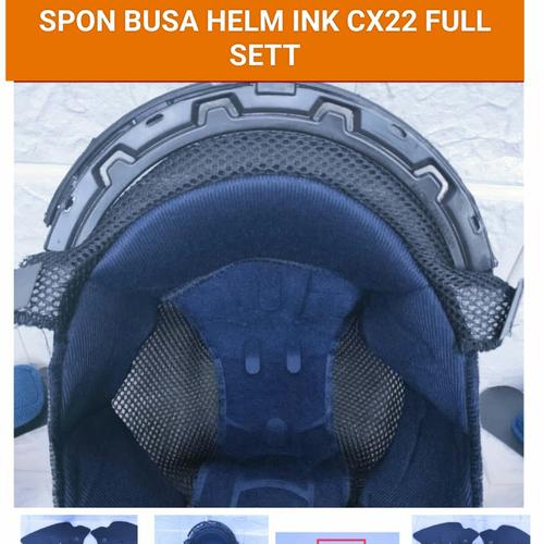 Jual Spon Busa Helm INK CX22 Full Sett Berkualitas Tebal - Tali Gesper ...