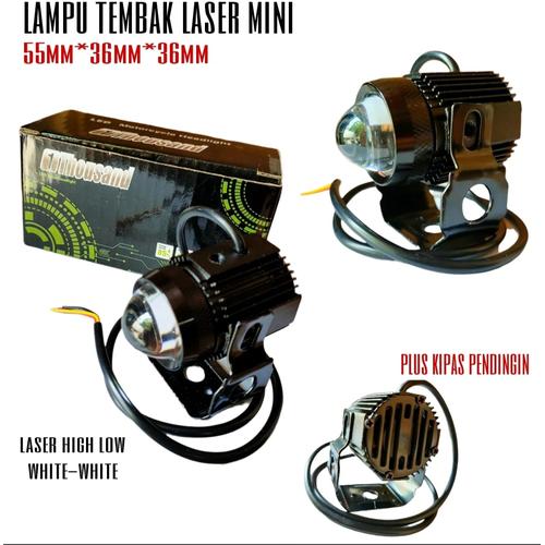 Jual Lampu Tembak Laser Mini Driving D2 High Low Tipe Kipas Rear ...