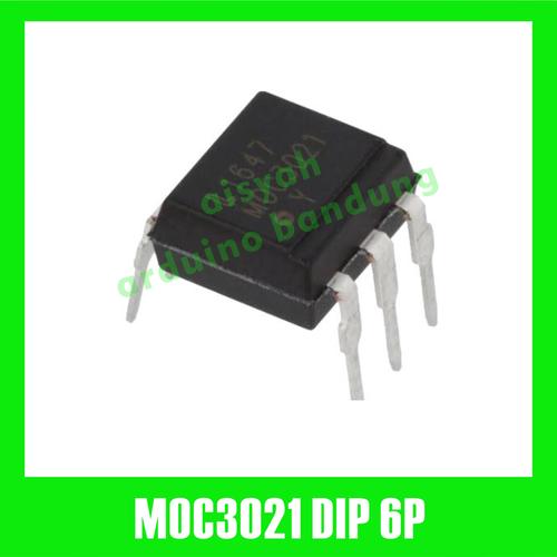Promo MOC3021 - IC DIP MOC 3021 6 kaki BLACK Hitam Optocoupler MOC3021 6 PIN - Kota Bandung ...