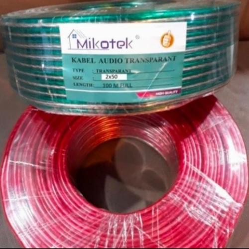 Jual Kabel Audio Transparan / Kabel Monster 2x50 Panjang @100Meter ...