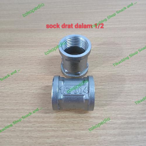 Jual sock drat dalam 1/2 stainless steel - Kota Tangerang - Tikaching ...