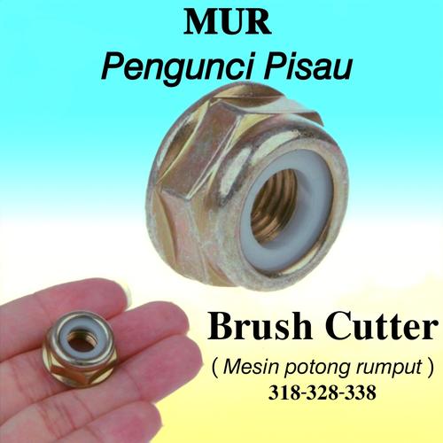Jual Mur baut nut gear case kepala pisau potong rumput 328 2 tak - Mur ...