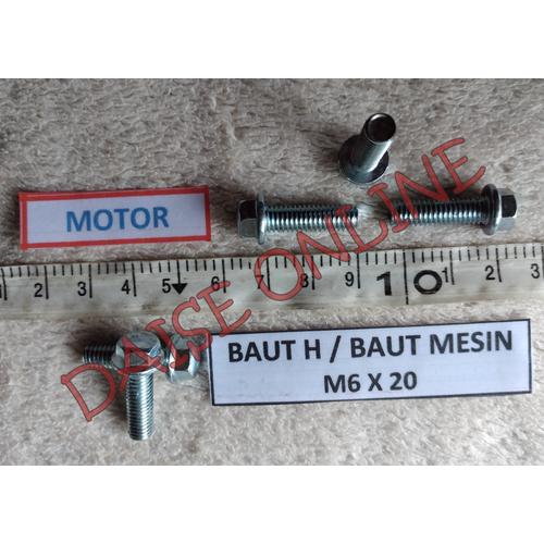 Jual BAUT MESIN MOTOR M6 x 20 - Kab. Sidoarjo - DAISE ONLINE | Tokopedia
