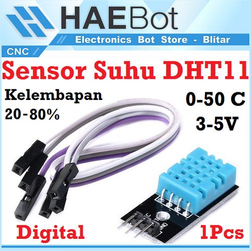Jual [HAEBOT] Module Modul Sensor DHT11 DHT 11 Suhu Kelembaban Digital ...