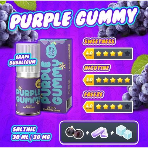 Jual Foom Purple Gummy Grape Bubblegum Salt Nic 30ML - Kota Surabaya ...