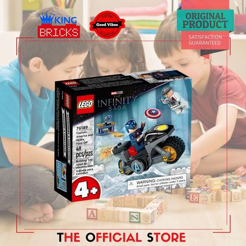 Jual LEGO 76189 Captain America and Hydra Face MARVEL SUPER HEROES ...