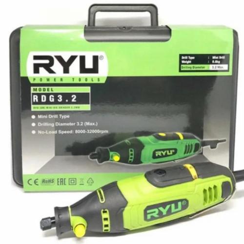 Jual Mini Die Grinder RYU RDG3.2 Mesin Cuner Set Ryu Gerinda Bor Mini ...