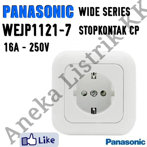 Jual PANASONIC STOPKONTAK CP WEJP1121-7 IB STOP KONTAK WEJP 1121-7 ...