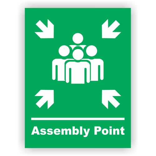 Jual Rambu Muster Point | Assembly Point - 60x40cm, CHINA - Kota ...
