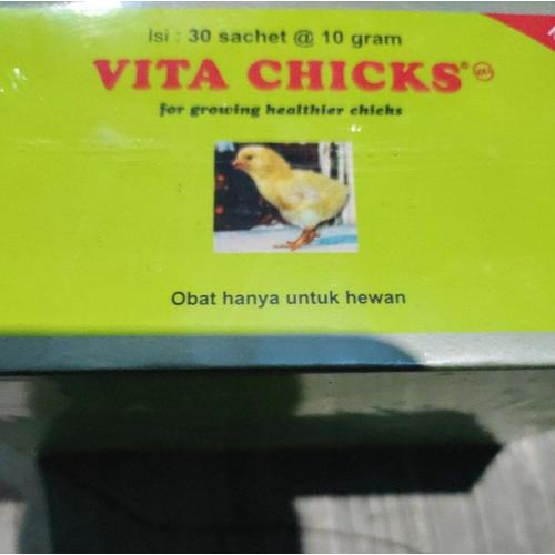Jual Vita Chicks 1 box (40 x 5 gram) Vitamin Anak Ayam | Vitacik ...