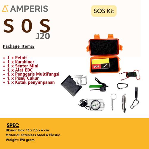 Jual Survival Kit SOS J20 11 In 1 | Set Darurat Emergency Hiking Camping - Jakarta Barat ...