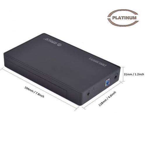 Jual Orico 3588US3 ToolFree USB3.0 SATA External HardDrive Enclosure 3.5" - Jakarta Pusat ...