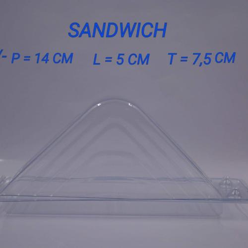 Jual Mika sandwich segitiga / mika roti tawar / plastik sandwich - Mika ...