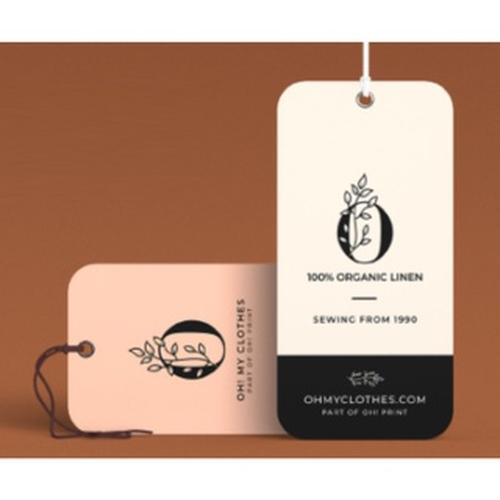 Jual Label Hangtag Baju / Hang Tag Baju / Hang Tag Custom / HangTag Premium - Cetak 1 Sisi - Kab ...