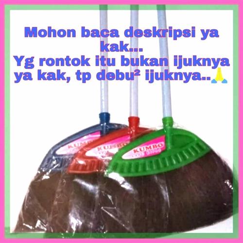 Jual SAPU IJUK KUMBO . INJUK HITAM . PLUS GAGANG KAYU . - KUMBO STANDAR ...