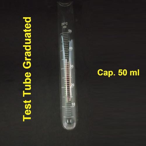 Jual TEST TUBE GLASS GRADUATED 50 ML TABUNG REAKSI DENGAN SKALA ...