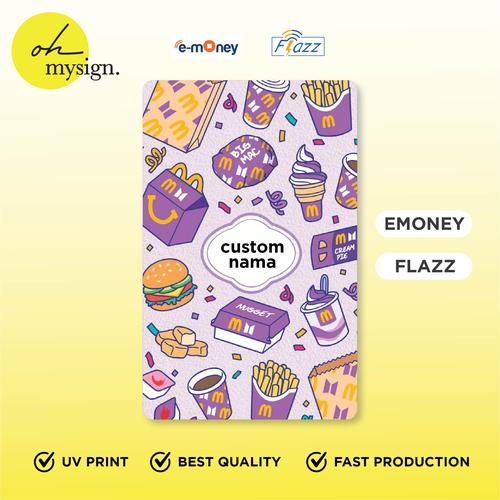 Jual Emoney Flazz BTS Meal Kartu E-Toll Mandiri BCA UV Print - Jakarta ...