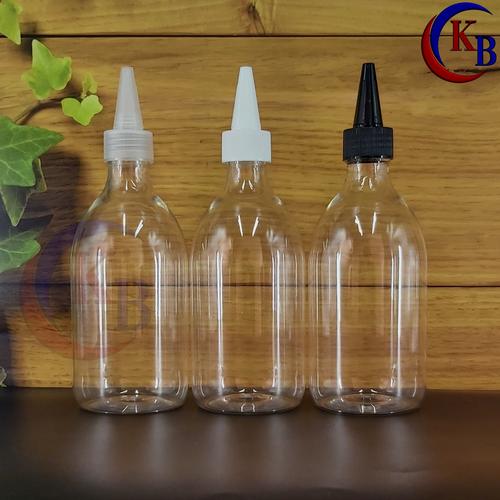 Jual BOTOL KERUCUT 300 ML / BOTOL PET 300ML / KERUCUT NECK 24 - TUTUP ...