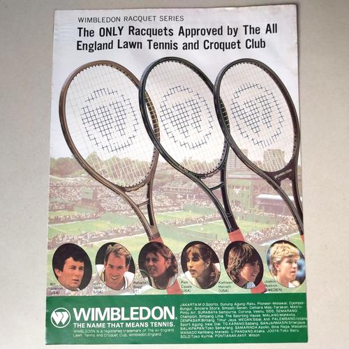 Jual Iklan jadul Wimbledon Raket series - original dari majalah lama ...