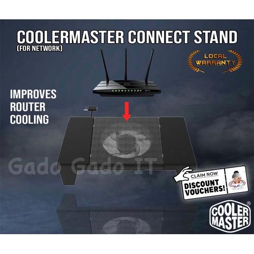 Jual COOLING PAD MODEM ROUTER GAMING COOLINGPAD COOLER MASTER CONNECT ...