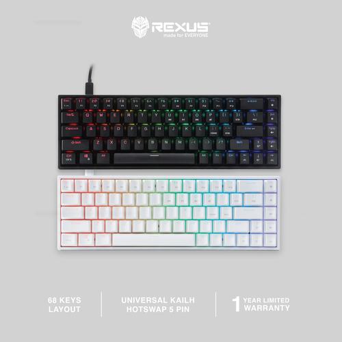 Jual Rexus DAIVA RX-D68 Outemu Mechanical Keyboard Gaming - Jakarta ...