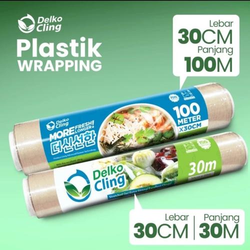 Jual PLASTIK CLING WRAP PEMBUNGKUS WRAPPING MAKANAN 30X30 - CLEAR ...