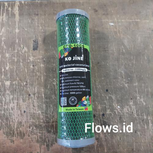 Jual CTO Ko Jine 10" / Carbon Block Kojine 10 Inch Taiwan - Filter Air ...
