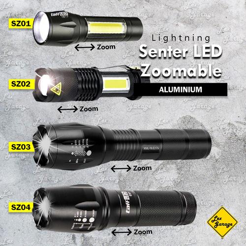 Jual Senter LED Mini Super Terang Police SWAT Zoom USB Cree XML T6 Q5 18650 - SZ02 - Kota ...