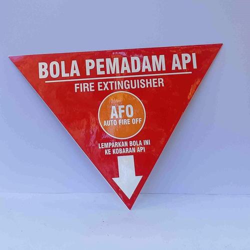 Jual Stiker Segitiga Bola Api, Stiker Tanda Pemadam Kebakaran - Kota ...