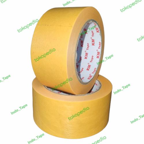 Jual Masking Tape Washi KM Tape 2in x 50mtr / Lakban Kertas Orange ...