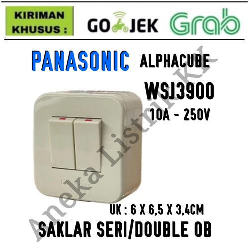 Jual PANASONIC ALPHACUBE SAKLAR SERI OB WSJ 3900 DOUBLE OUTBOW WSJ3900 - TANPA BUBBLE - Jakarta ...