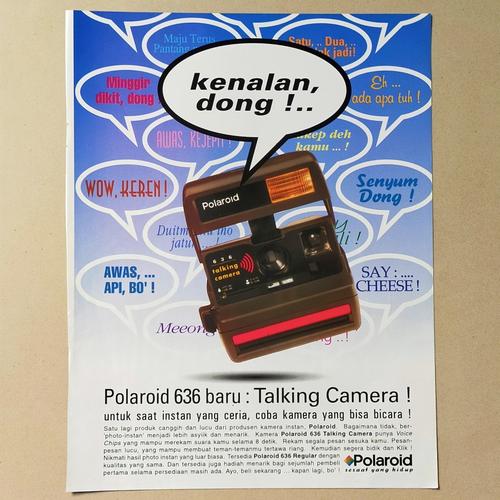 Jual Iklan jadul Kamera Polaroid 636 - original dari majalah thn 1996 ...