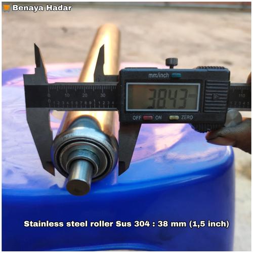 Jual stainless steel roller sus 304 : 38 mm x 700 mm x 740 mm conveyor ...