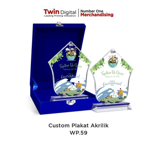Jual Plakat Akrilik Premium Custom Free Box Bludru - Plakat Jepit PJ12 ...