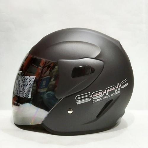 Jual HELM MAZ SONIC SOLID GUNMETAL DOFF HELM HALF FACE - Kota Tangerang ...