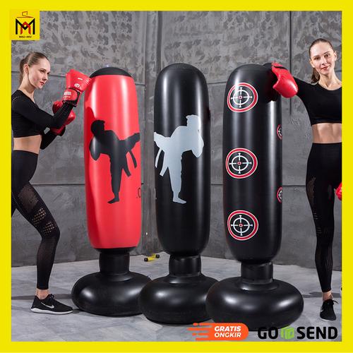 Jual Tiang Samsak Inflatable Vertical Boxing Punching Bag Bounce 1.6 M ...