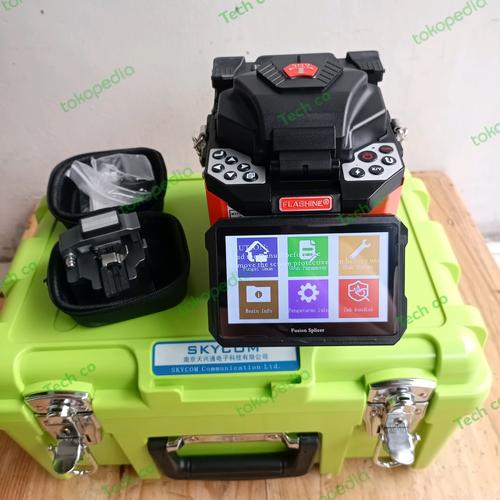Jual Fusion Splicer skycom T307 / splicing 307h /alat sambung fiber ...