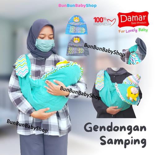 Jual Gendongan Bayi Samping DAMAR Gendong Instan Topi Boneka Unisex ...
