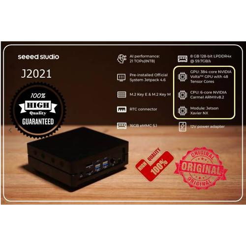Promo Jetson Xavier NX 8GB module J2021-Edge AI Device with reComputer ...