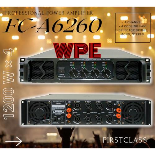 Jual power amplifier firstclass fca6260 fc a6260 first class fca 6260 ...