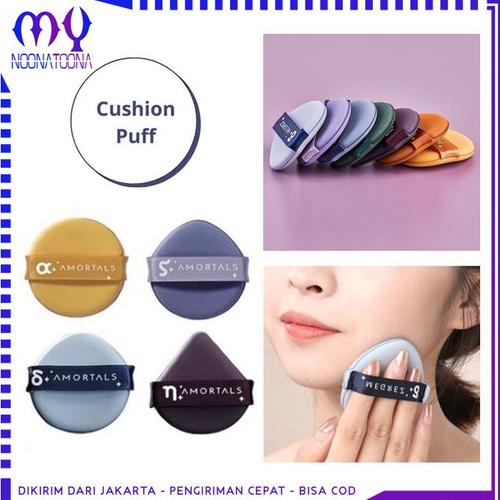 Promo Spons Bedak Bentuk Bulat Powder Puff Foundation Makeup Beauty ...